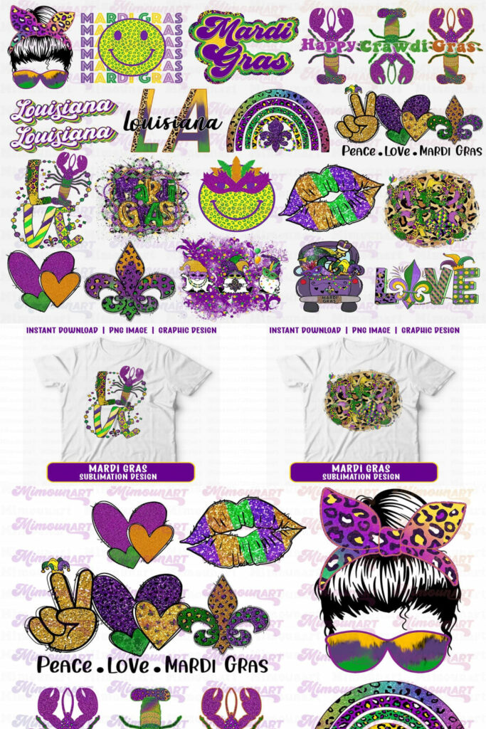 Mardi Gras PNG Bundle – MasterBundles