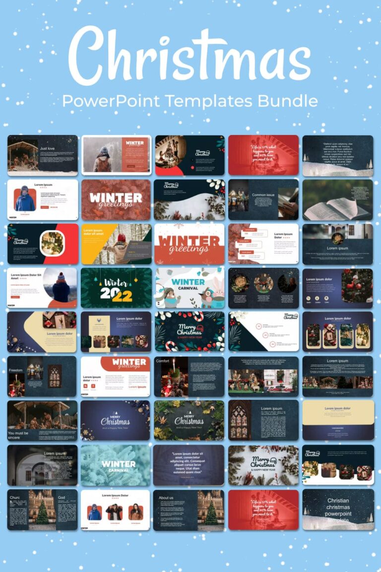 Christmas PowerPoint Templates Bundle – MasterBundles