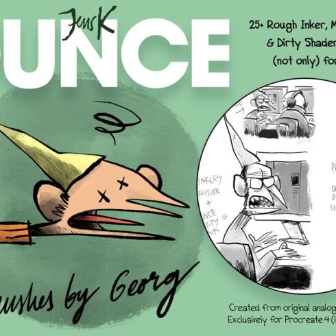 25+ DUNCE Comic Procreate Brushes – MasterBundles
