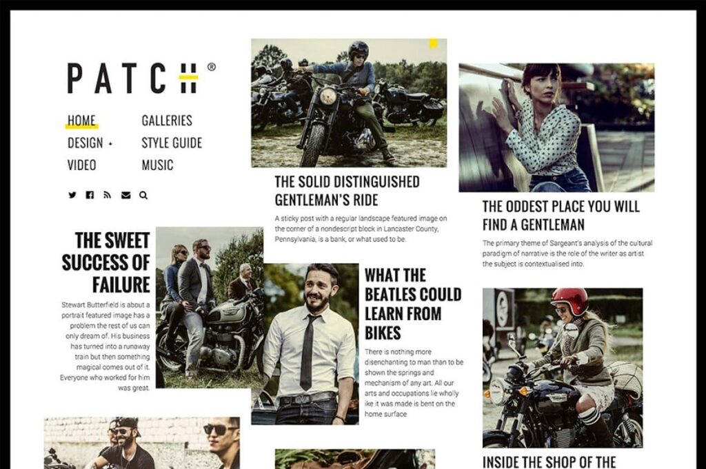 PATCH - A Newspaper-Inspired Theme – MasterBundles