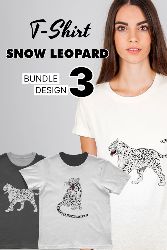 Snow Leopard SVG T-Shirt Designs – MasterBundles