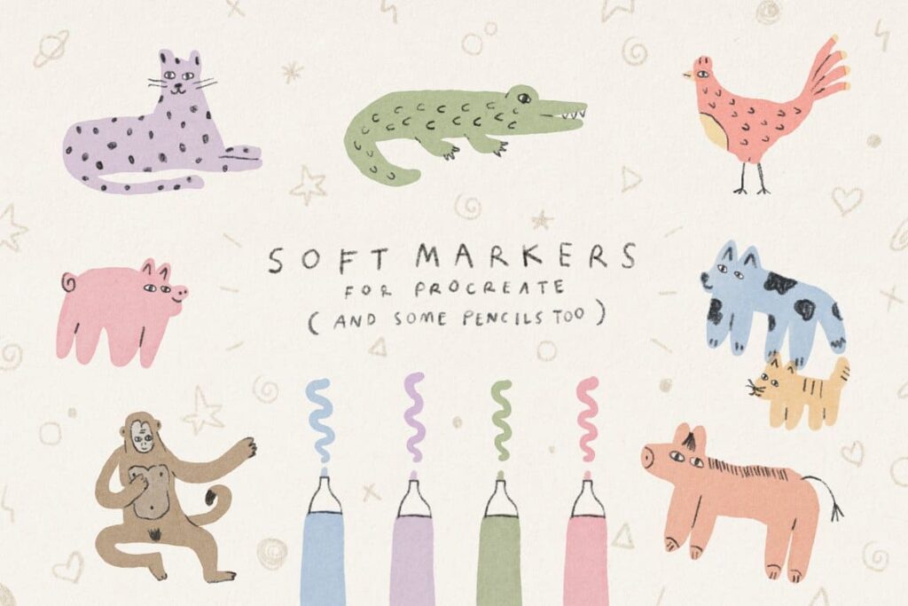Soft Markers for Procreate – MasterBundles