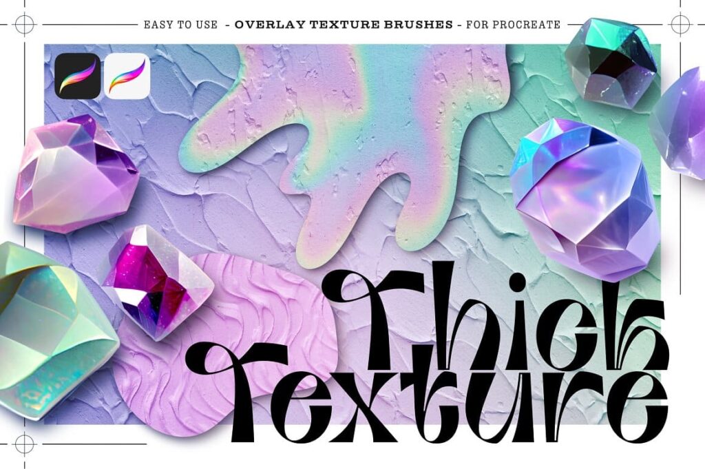 Thick Texture for Procreate – MasterBundles