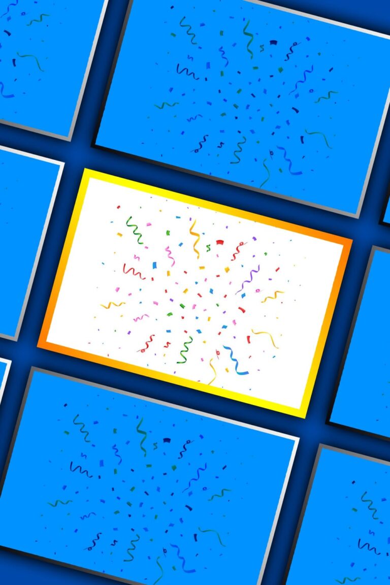 Colorful Confetti, Ribbon Explosion – MasterBundles