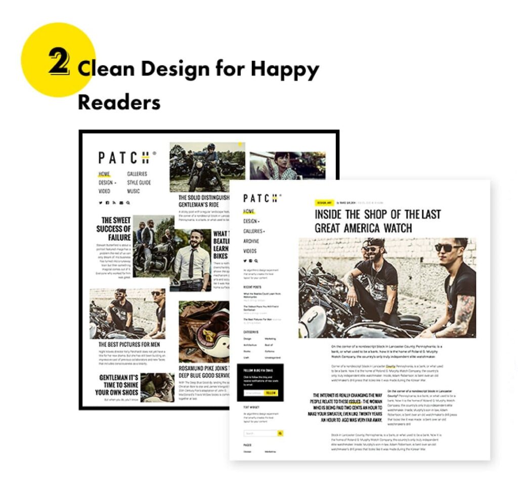 PATCH - A Newspaper-Inspired Theme – MasterBundles