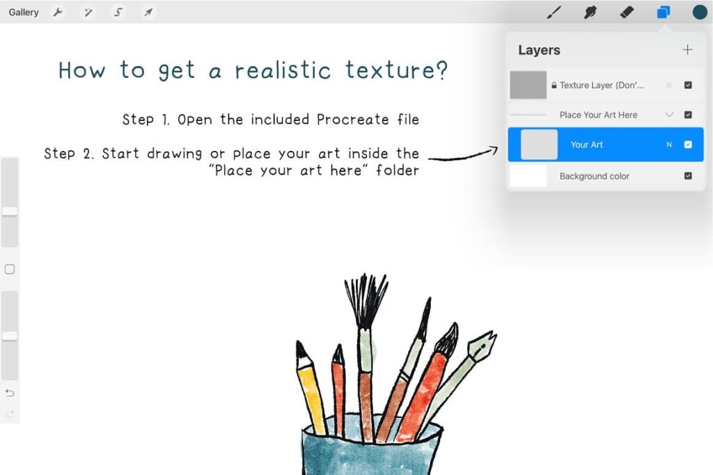 Pens & Watercolor for Procreate – MasterBundles