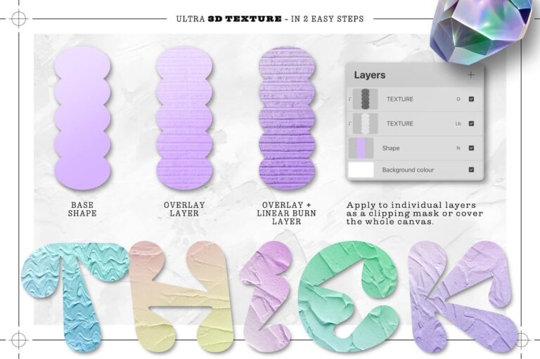 Thick Texture for Procreate – MasterBundles