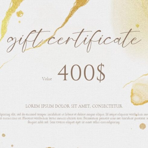 Powerpoint Gift Certificate Template – MasterBundles