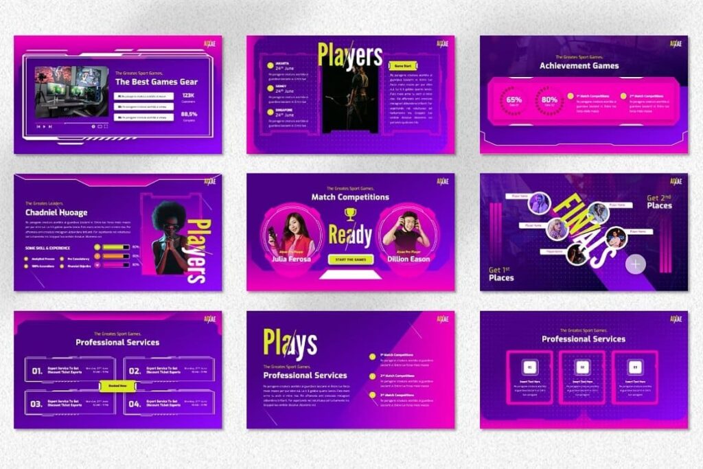 Aixae - Sport Games Powerpoint – MasterBundles