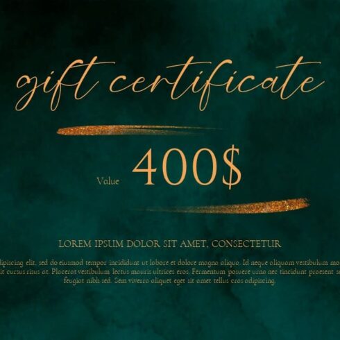 Powerpoint Gift Certificate Template – MasterBundles