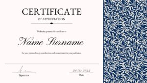 Certificate of Appreciation Powerpoint Template – MasterBundles