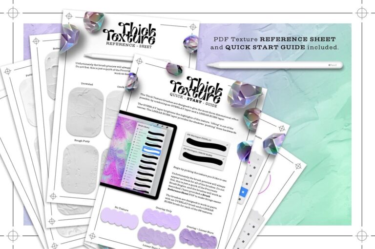 Thick Texture for Procreate – MasterBundles