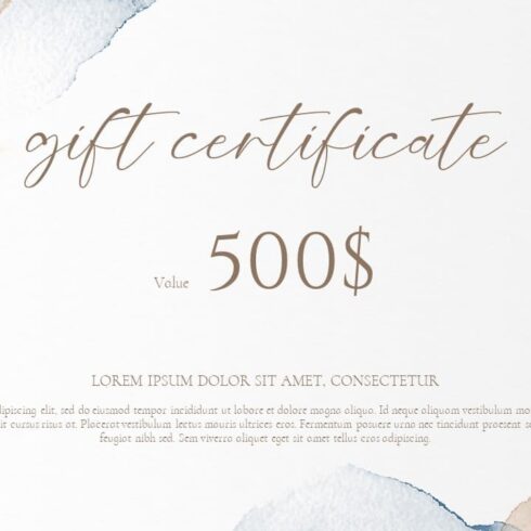 Powerpoint Gift Certificate Template – MasterBundles