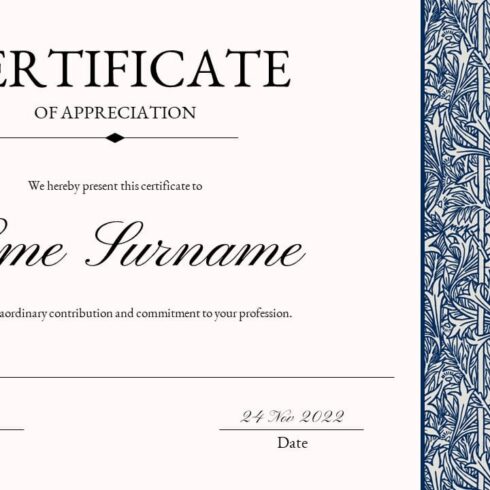 Certificate of Appreciation Powerpoint Template | MasterBundles