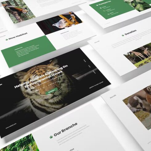 Zoo Powerpoint Template | MasterBundles