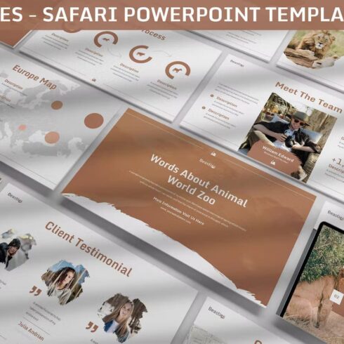 Beasties - Safari Powerpoint Template | MasterBundles