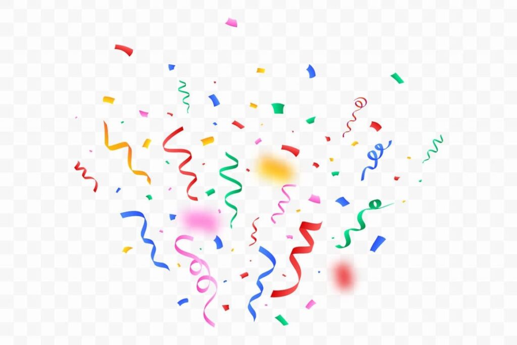 Confetti Explosion Vector Background – MasterBundles