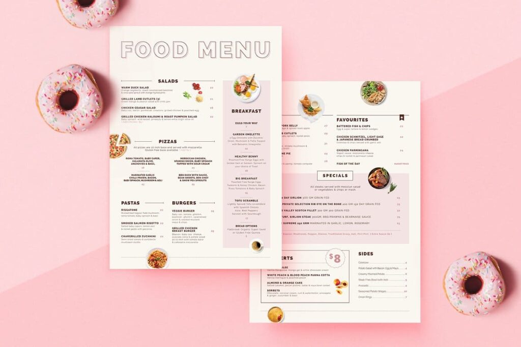Food Menu Design – MasterBundles