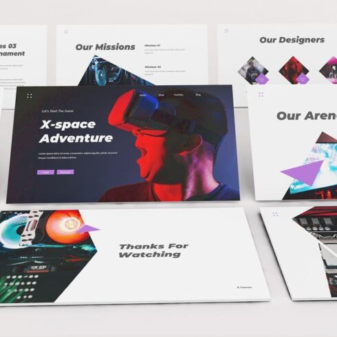 Gaming Powerpoint Template | MasterBundles