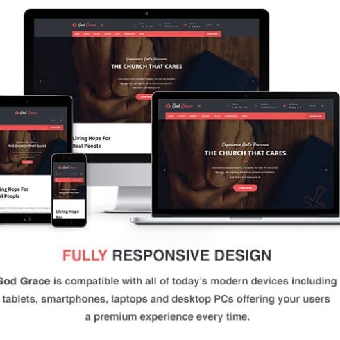 God Grace: Church WordPress Theme | MasterBundles