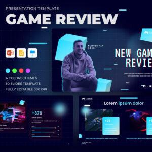 Game Review Presentation Template: 50 Slides – MasterBundles