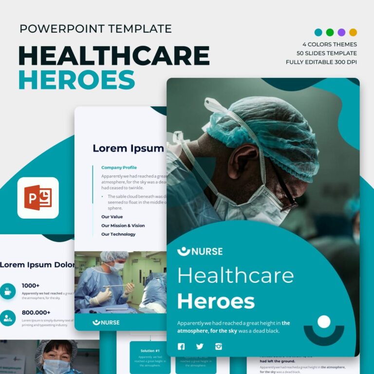 Health Insurance PowerPoint Template – MasterBundles