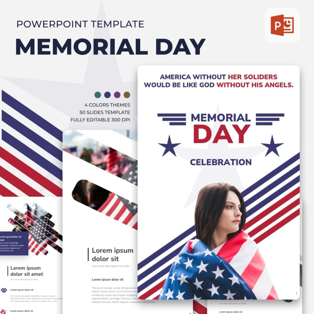 Free Patriotic PowerPoint Template – MasterBundles