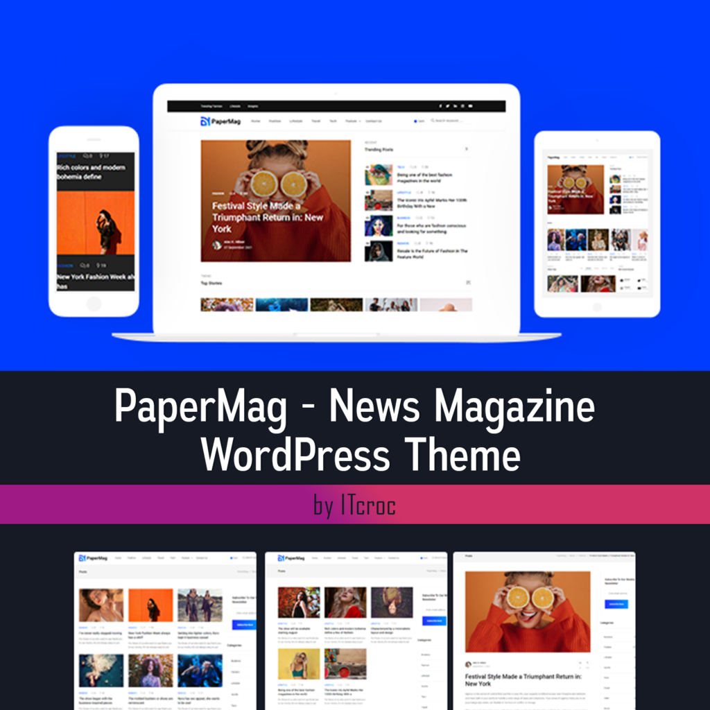 PaperMag - News Magazine WordPress Theme – MasterBundles