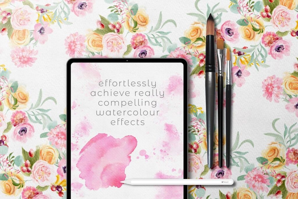 EVERYTHING WATERCOLOUR for Procreate – MasterBundles