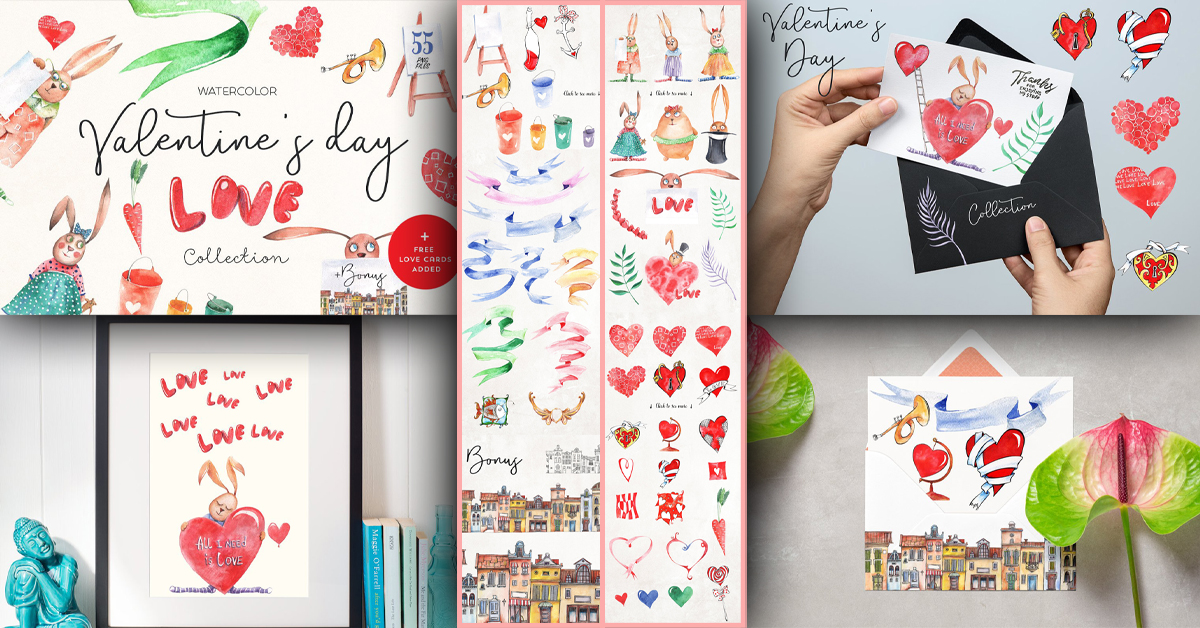 Valentine's Day Love Collection – MasterBundles