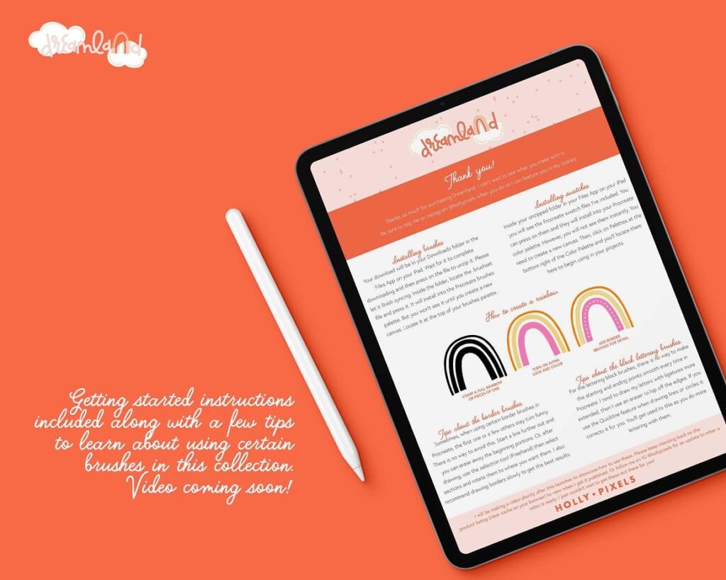 Procreate Brushes Rainbow Builder – MasterBundles