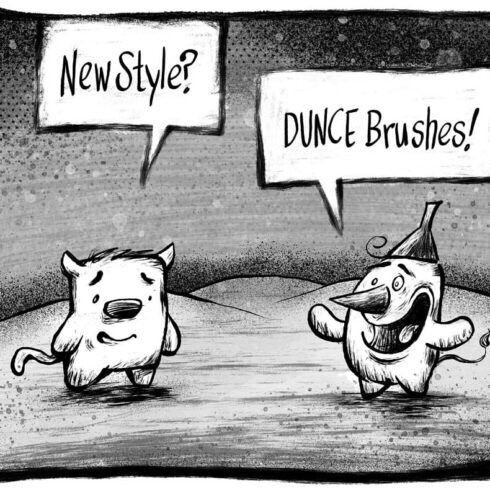 25+ DUNCE Comic Procreate Brushes – MasterBundles