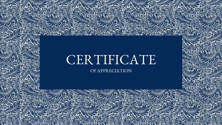 Certificate of Appreciation Powerpoint Template – MasterBundles