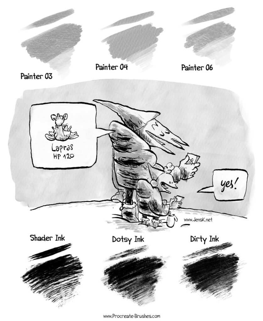 25+ DUNCE Comic Procreate Brushes – MasterBundles