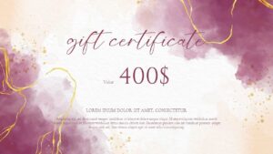 Powerpoint Gift Certificate Template – MasterBundles