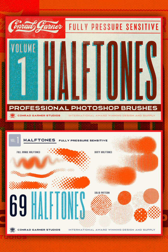 Halftone Brushes - Photoshop – MasterBundles