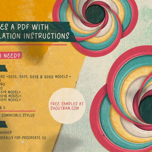 Ultimate Procreate Background Set | Master Bundles