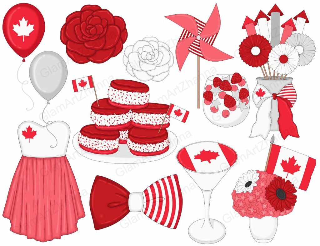 Canada Day Clipart – MasterBundles