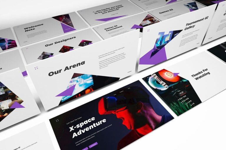 Gaming Powerpoint Template – MasterBundles