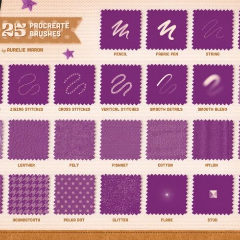 Textile Lettering Toolkit | MasterBundles