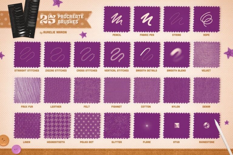 Textile Lettering Toolkit – MasterBundles