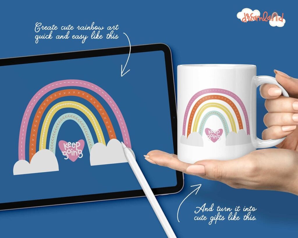 Procreate Brushes Rainbow Builder – MasterBundles