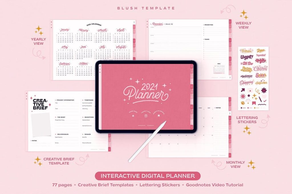 Digital Planner for Goodnotes – MasterBundles