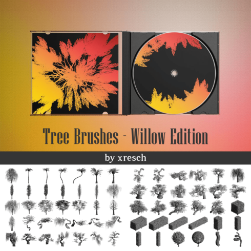 Tree Brushes - Willow Edition – MasterBundles