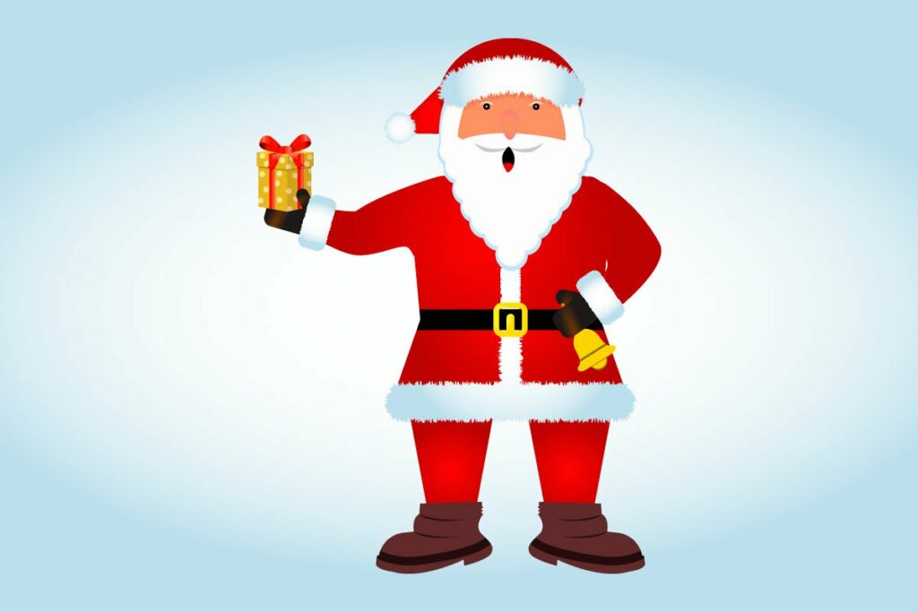 Set Vector Design of Three Santa Claus – MasterBundles