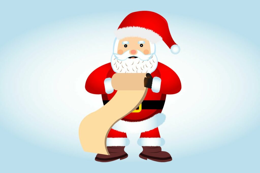 Set of Three Santa Claus Vector Design – MasterBundles