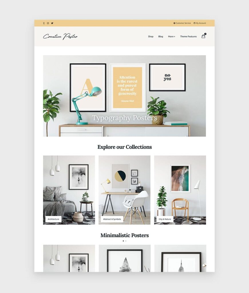 Creative Poster - Minimal Theme – MasterBundles