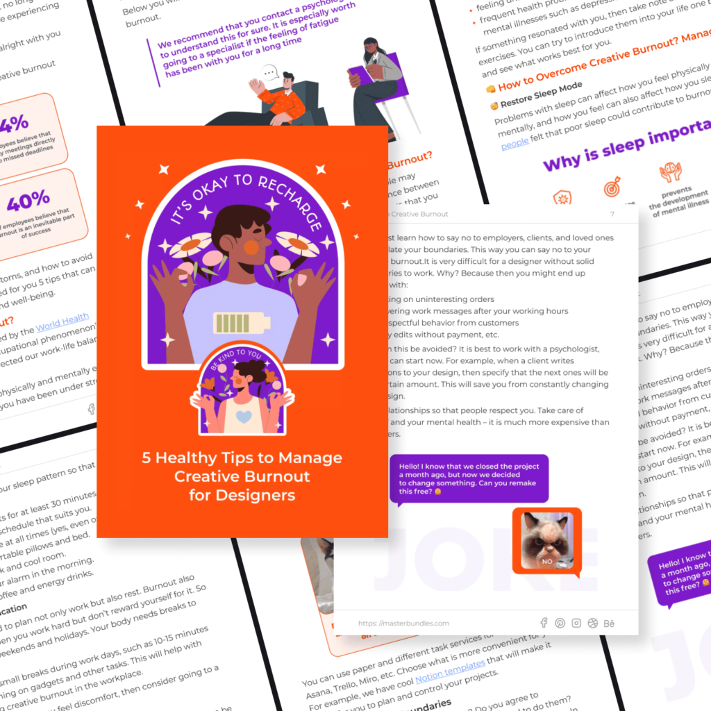 5 Healthy Steps to Recover if You Have Creative Burnout – MasterBundles