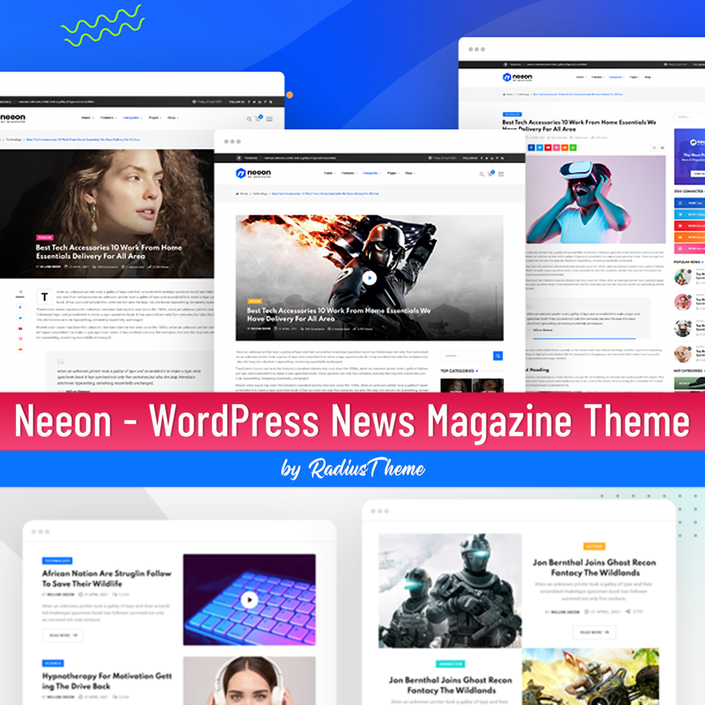 Neeon - WordPress News Magazine Theme – MasterBundles
