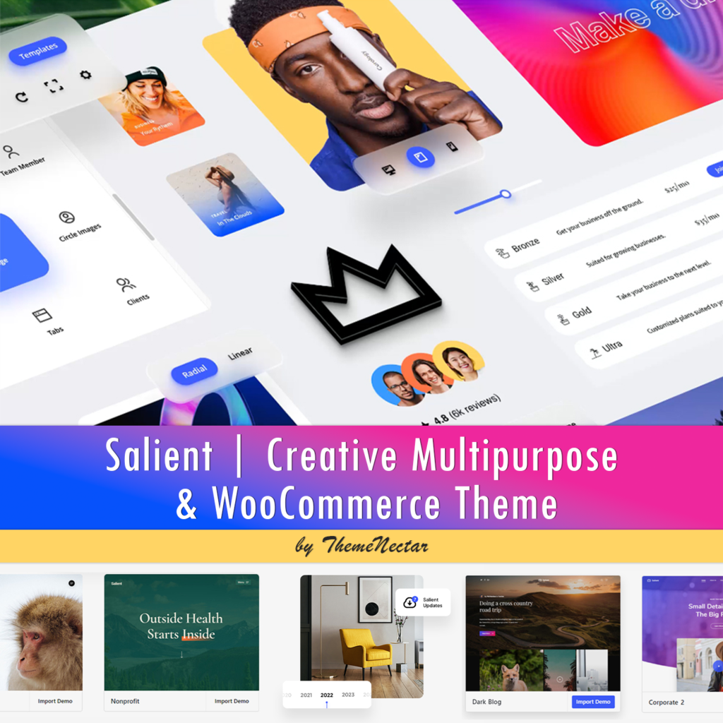 Salient | Creative Multipurpose & WooCommerce Theme – MasterBundles